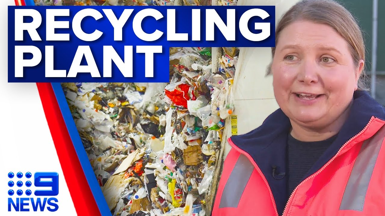 A Rare Look Inside The Country's Biggest Recycling Plant